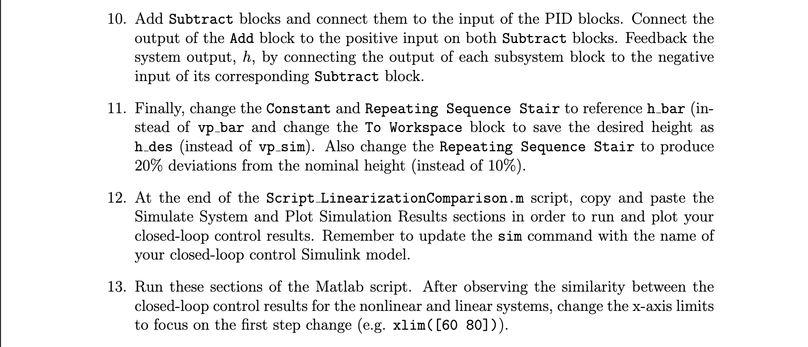Systems and controls.... Please includes Matlab | Chegg.com