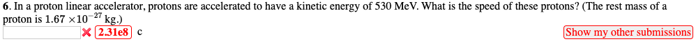 Solved 6. In a proton linear accelerator, protons are | Chegg.com