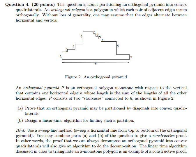 Question 4. (20 points) This question is about | Chegg.com