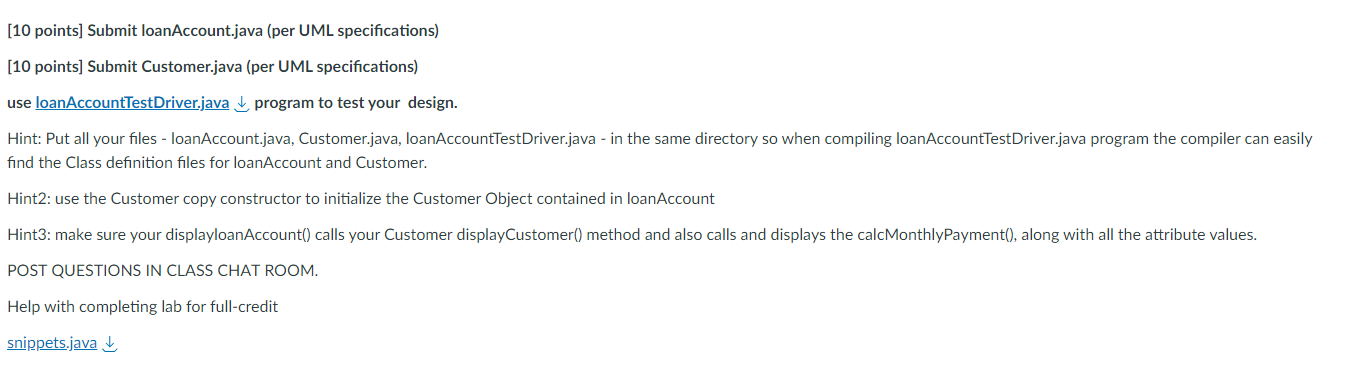 Let S Delve Deeper Into Object Oriented Programming Chegg