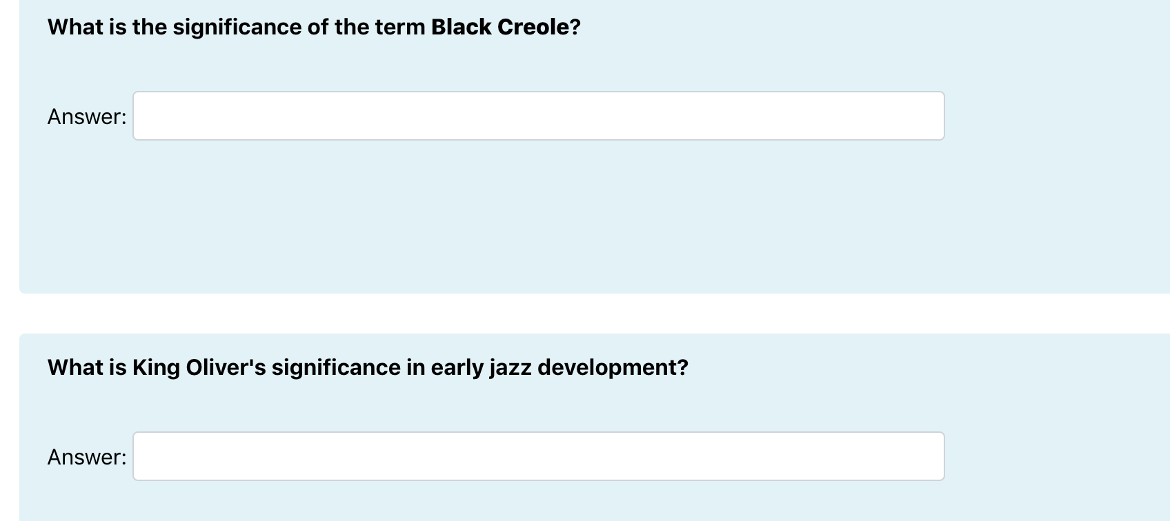 Solved What is the significance of the term Black Creole? | Chegg.com