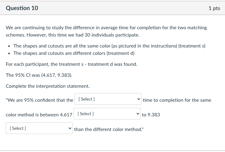 Solved Drop-down options for 1st box: population mean, | Chegg.com Solved Drop-down options for 1st box: population mean, | Chegg.com