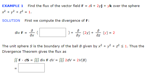 Solved EXAMPLE 1 Find the flux of the vector field F = zi + | Chegg.com