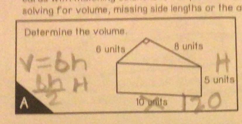 Solved solving for volume, missing side lengths or the a | Chegg.com
