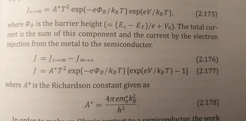 Solved 11. Calculation of the thermionic emission current in | Chegg.com