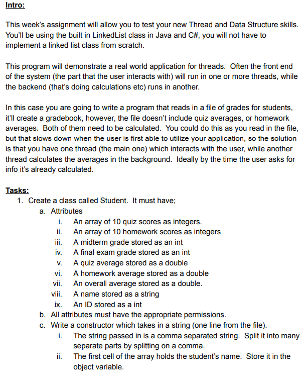 Solved Intro: This week's assignment will allow you to test | Chegg.com