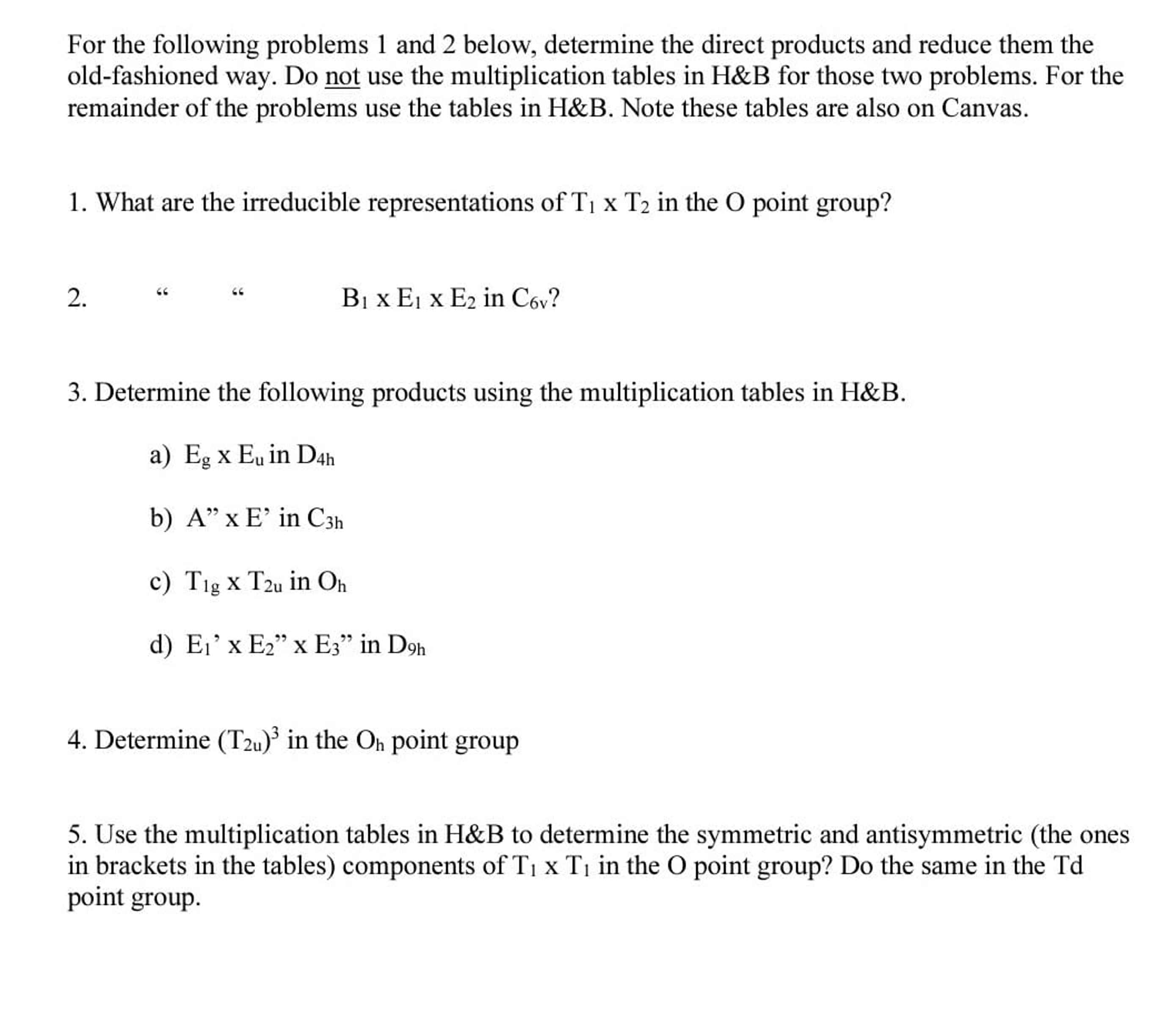 Solved For the following problems 1 ﻿and 2 ﻿below, determine | Chegg.com