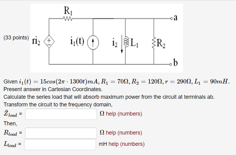 Solved (33 points) Given | Chegg.com