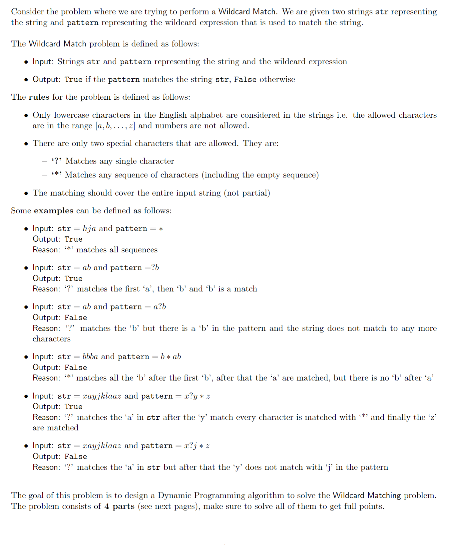 Solved Consider the problem where we are trying to perform a | Chegg.com