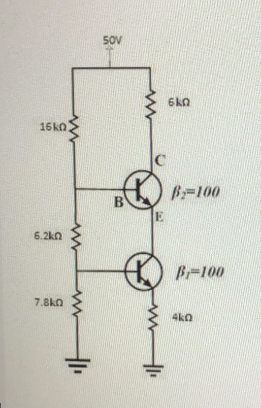 Solved Given that IE1 = IC1 and VBE = 0.7V, do the circuit | Chegg.com