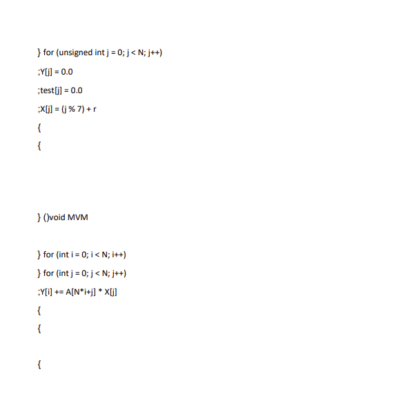 Solved 1. Below program that multiplies two arrays (mym() | Chegg.com