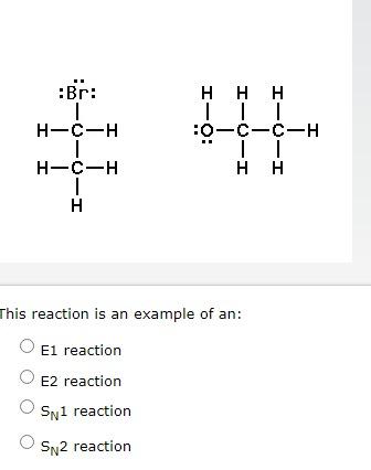 Solved This reaction is an example of an: E1 reaction E2 | Chegg.com