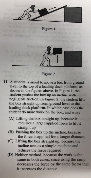 Solved Figure 1 Figure 2 11. A student is asked to move a | Chegg.com Solved Figure 1 Figure 2 11. A student is asked to move a | Chegg.com