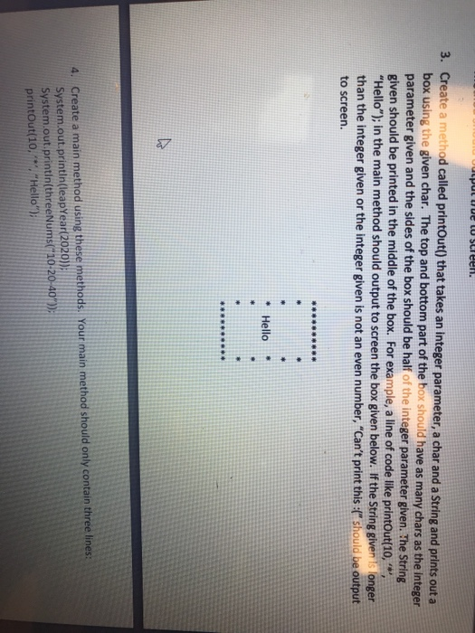 Solved Problem 2-Write methods Submit a program called | Chegg.com