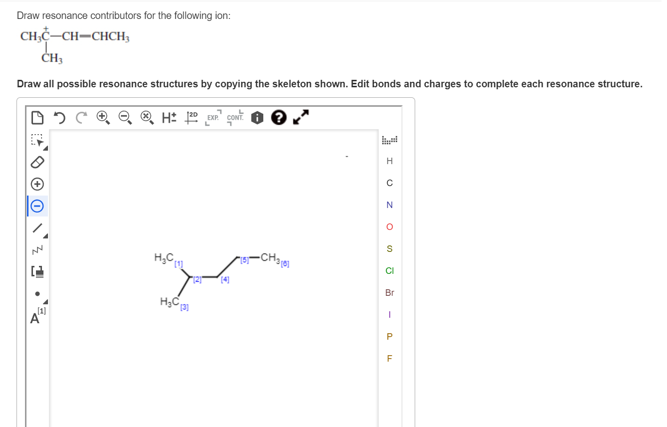 Solved Draw resonance contributors for the following | Chegg.com Solved Draw resonance contributors for the following | Chegg.com