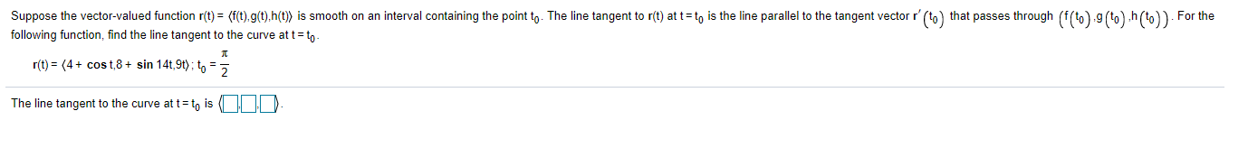 Solved Suppose the vector-valued function r(t) = | Chegg.com