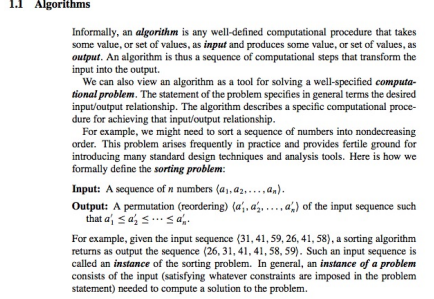 Solved 1.1 Algorithms Informally, an algorithm is any | Chegg.com