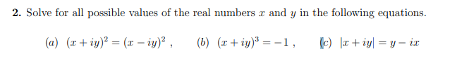 Solved Solve for all possible values of the real numbers x | Chegg.com