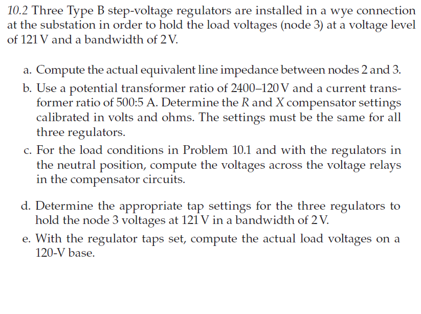 The power-flow problems in this set require the | Chegg.com
