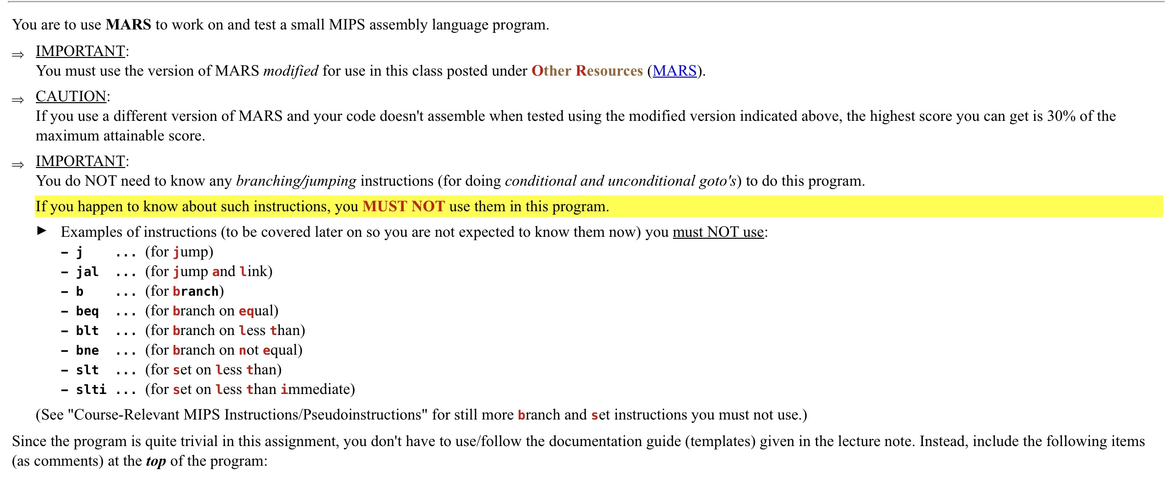 Solved You are to use MARS to work on and test a small MIPS | Chegg.com