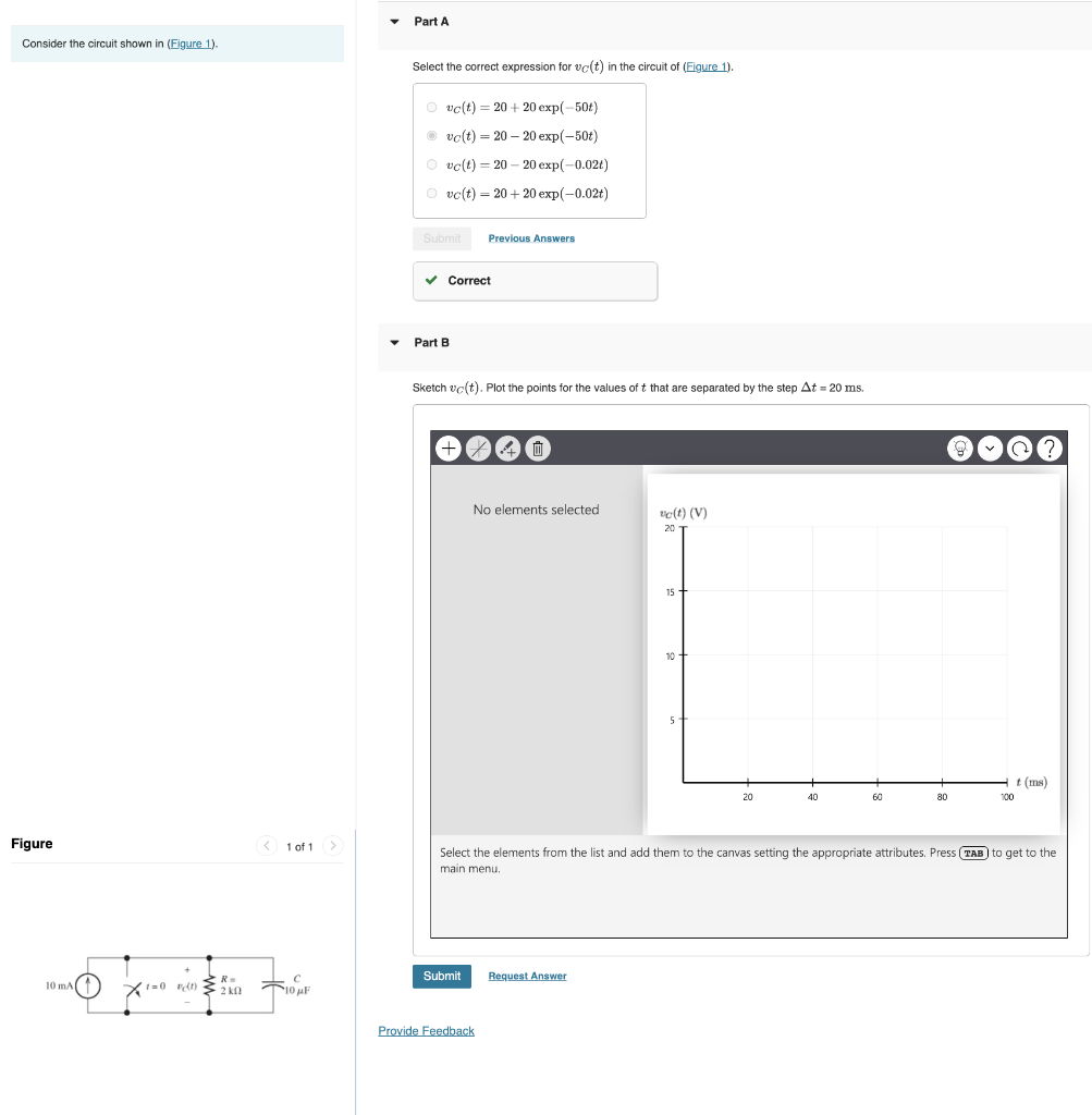Solved Consider the circuit shown in (Figure 1). Select the | Chegg.com