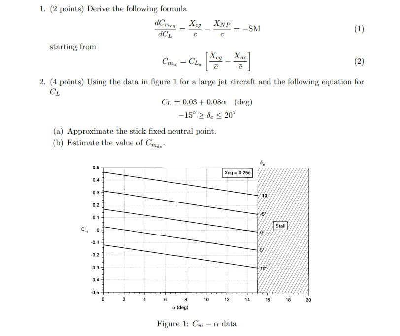 Solved 1. (2 points) Derive the following formula | Chegg.com