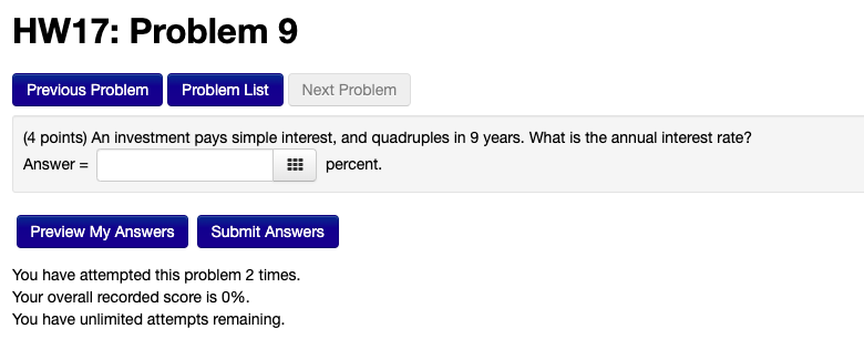 Solved HW17: Problem 9 Previous Problem Problem List Next | Chegg.com
