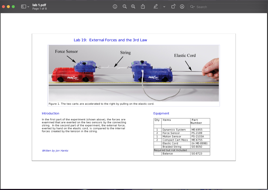 lab 1.pdf Page 1 of 8 Qu Search Lab 19: External | Chegg.com