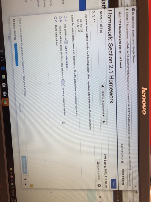 Solved Do Math 1324 Business and Soc Sci 1st 8 week | Chegg.com