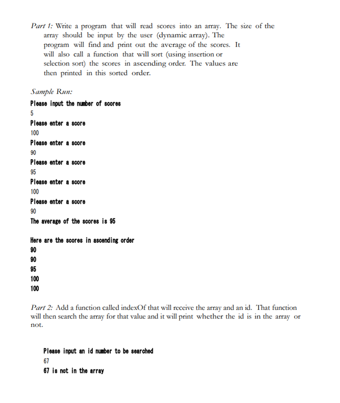 Solved In these assignments you are asked to develop | Chegg.com