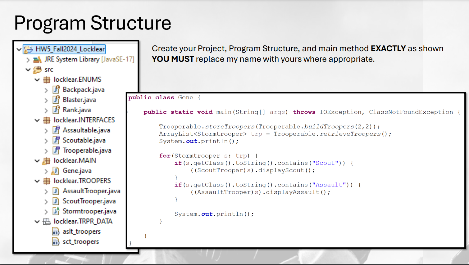 Solved Program Structure\( \checkmark \) | Chegg.com