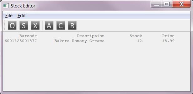 Solved Write a GUI application that records items of stock | Chegg.com