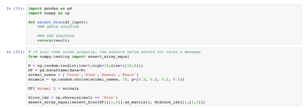 Solved Exercise 6 (2.0 point) Consider the DataFrame DF as | Chegg.com