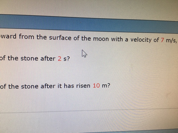 Solved +-/4 points scalcET7 3.7.505,XP. If a stone is thrown | Chegg.com Solved +-/4 points scalcET7 3.7.505,XP. If a stone is thrown | Chegg.com