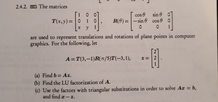 Solved Write Matlab code to solve all parts of the problem. | Chegg.com