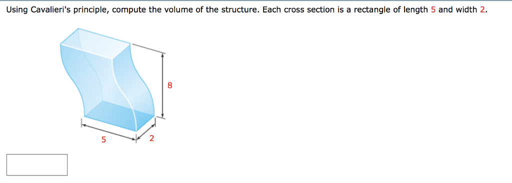 Solved Using Cavalieri's principle, compute the volume of | Chegg.com