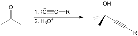 Solved Acetylide ions react with aldehydes and ketones to | Chegg.com