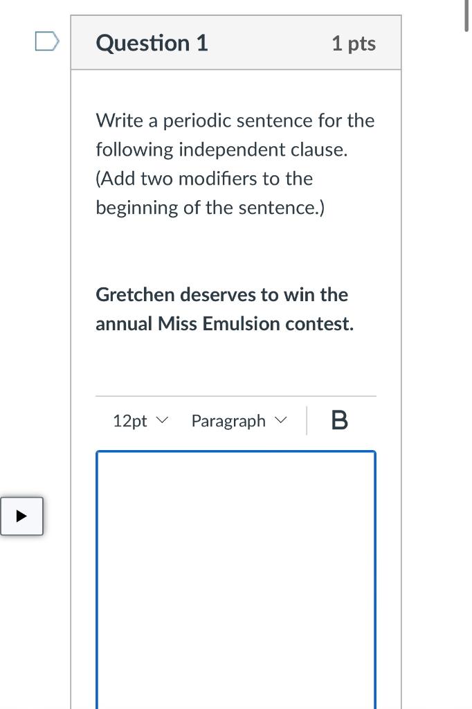 Solved Write a periodic sentence for the following | Chegg.com