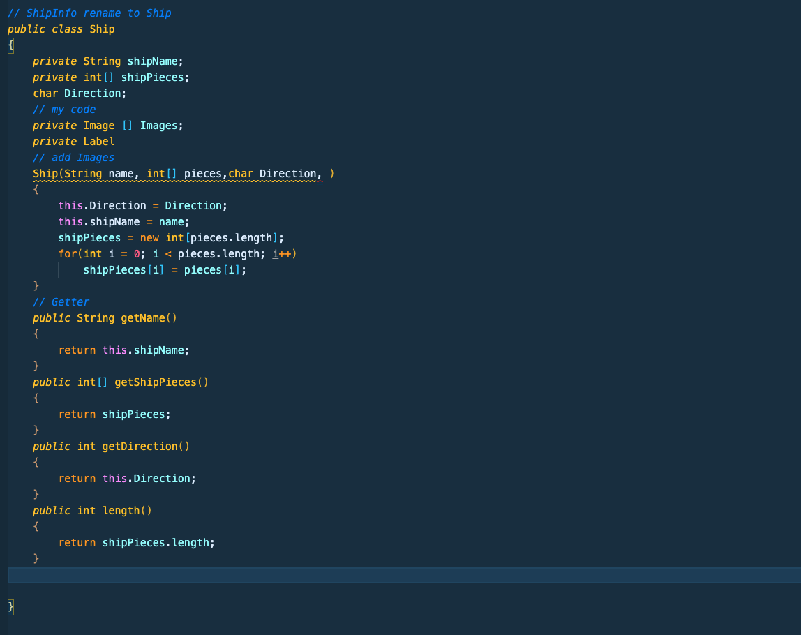 While the code given works for placing the ships on | Chegg.com
