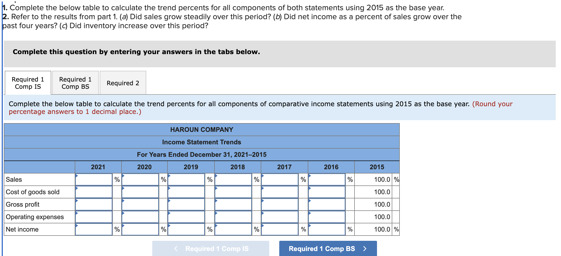 Solved Required: 1. Complete the below table to calculate | Chegg.com