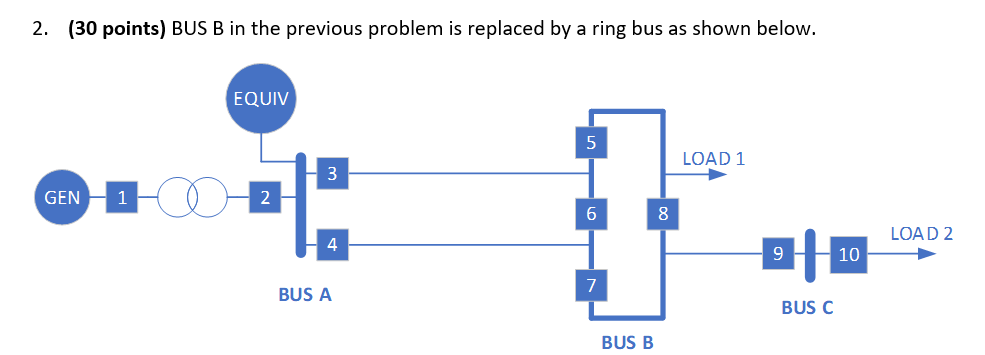 Solved Sketch or list the zones of protection? Does BUS B | Chegg.com