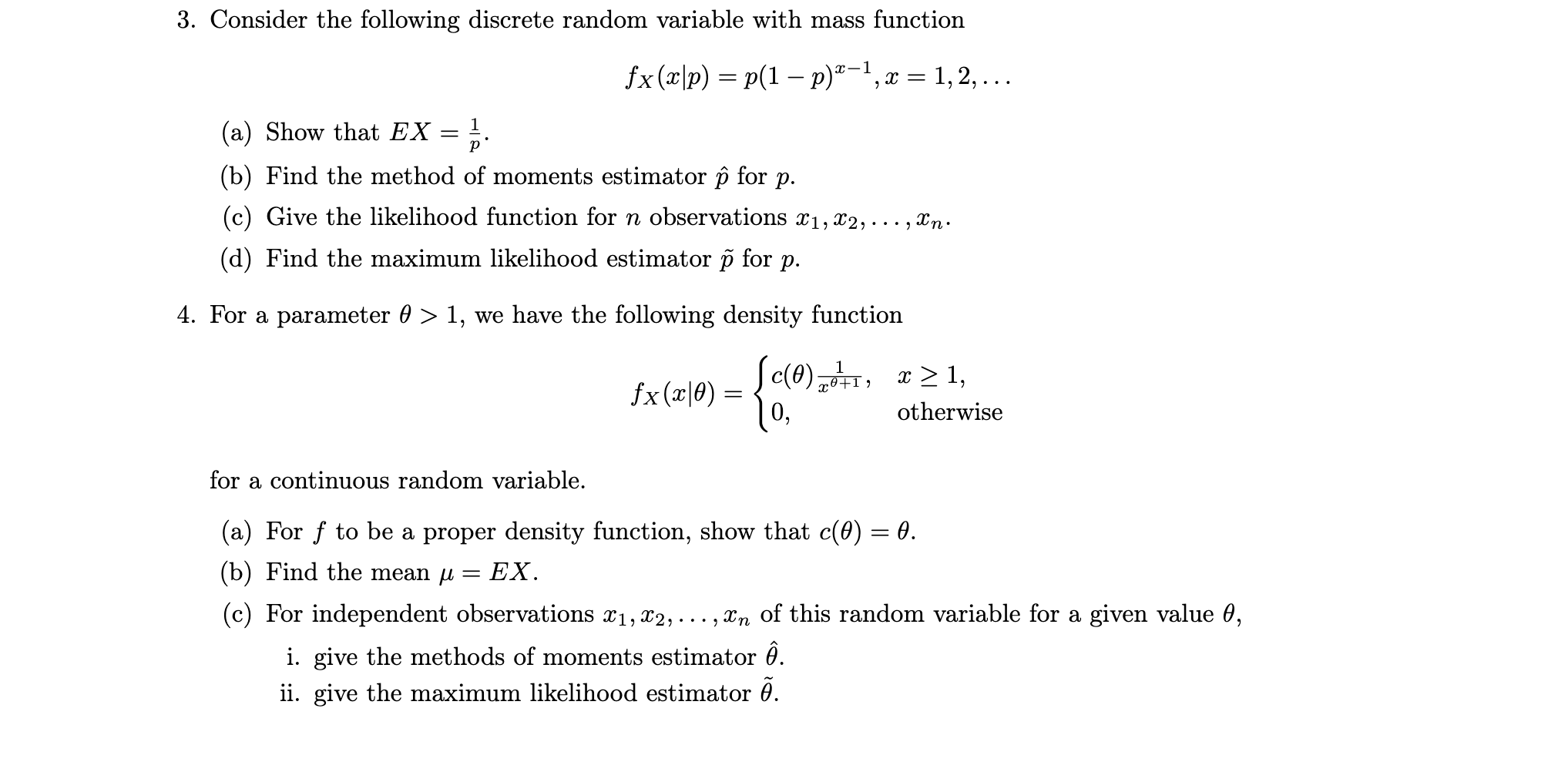 Solved 3. Consider the following discrete random variable | Chegg.com