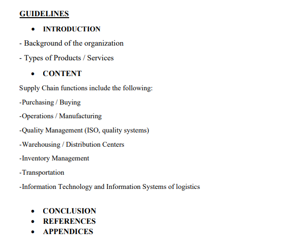 GUIDELINES • INTRODUCTION - Background of the | Chegg.com