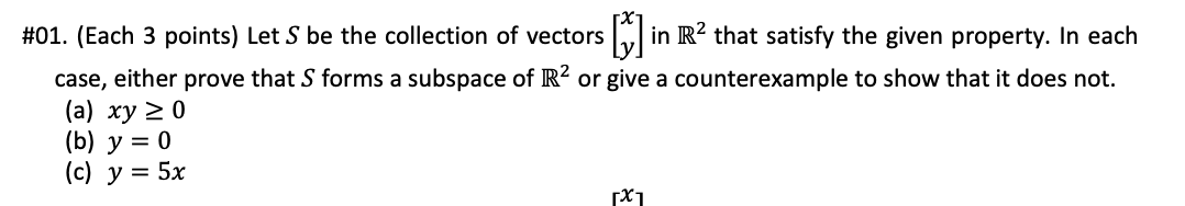 Solved Let S be the collection of vectors in ℝ2 that | Chegg.com