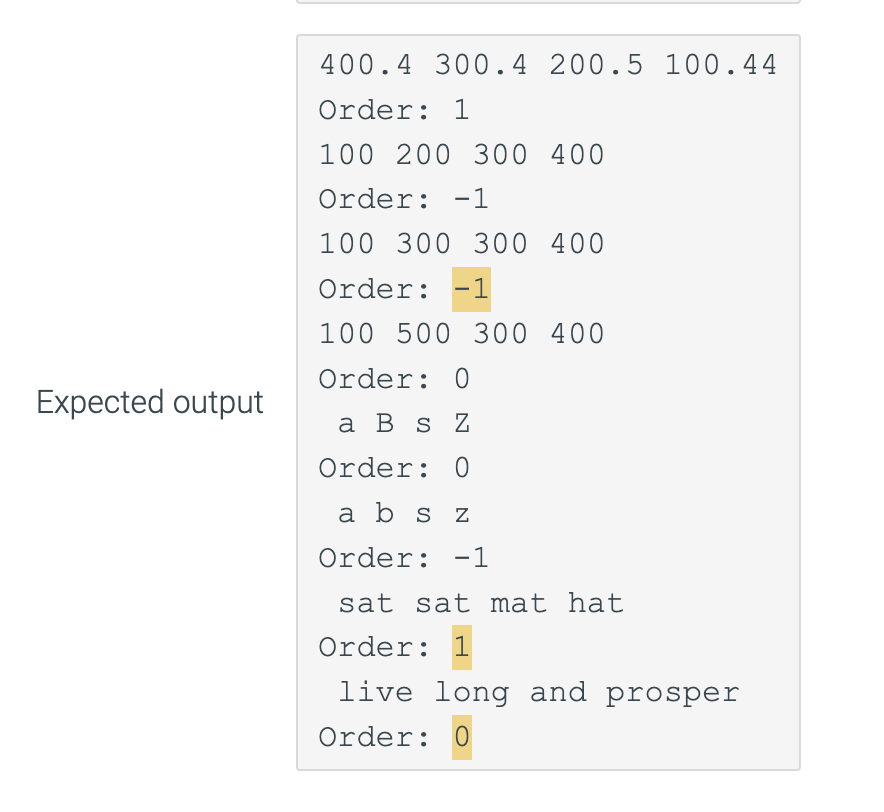 Solved Define A Generic Function Called Checkorder That 2198
