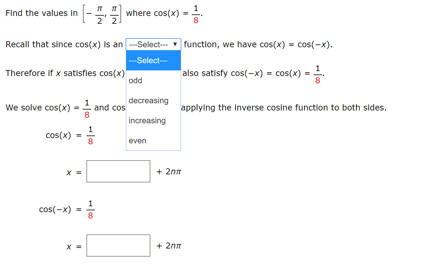 Solved Step 6 of 8 Find the values in Find the values in | Chegg.com