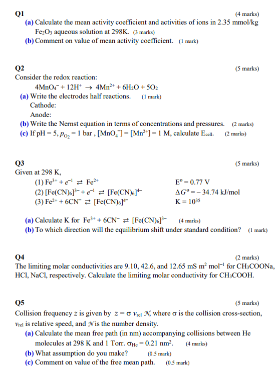 Solved Q1 (4 marks) (a) Calculate the mean activity | Chegg.com