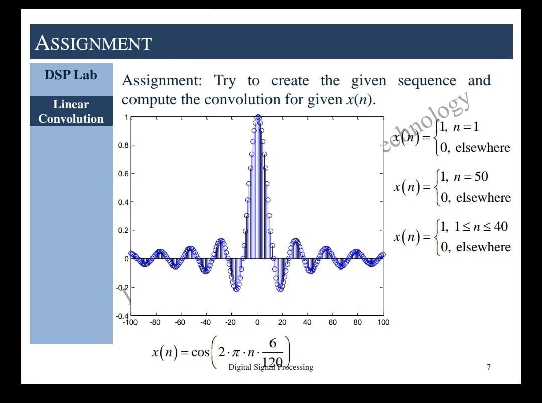Solved Assignment Dsp Lab Assignment Try To Create The