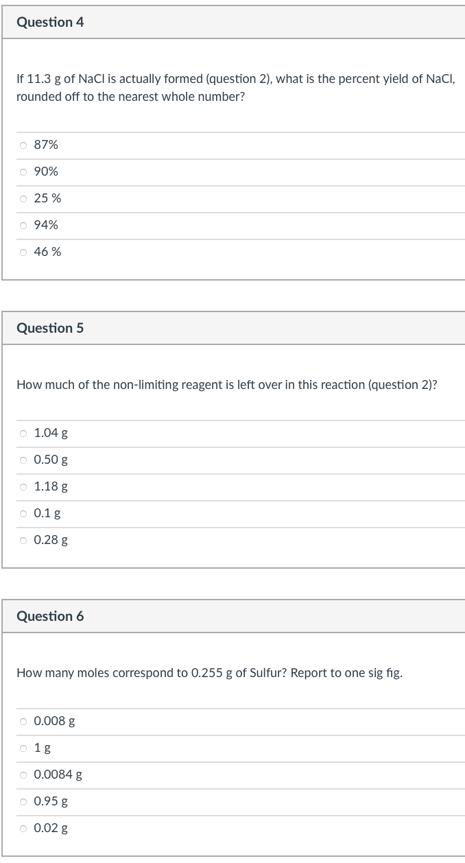 Solved Question 2 In the reaction CuCl2 + NaNO3 --> Cu(NO3)2 | Chegg.com