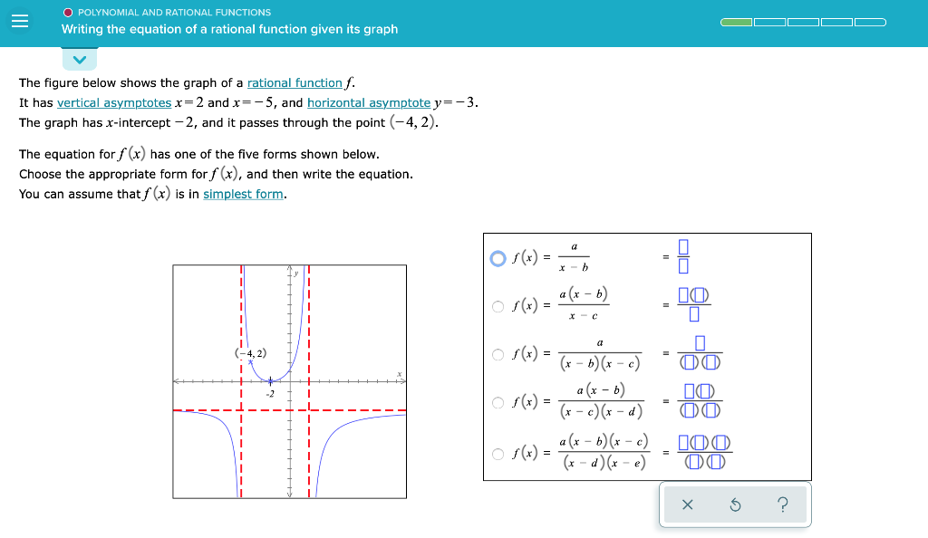 Solved O POLYNOMIAL AND RATIONAL FUNCTIONS Writing the | Chegg.com Solved O POLYNOMIAL AND RATIONAL FUNCTIONS Writing the | Chegg.com